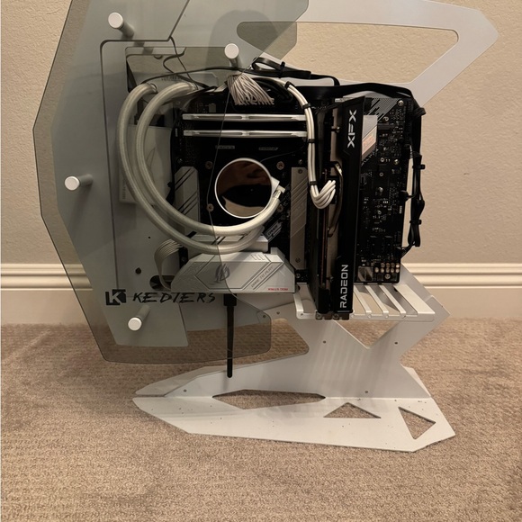 Computers, Laptops & Parts | Kediers Open Frame Pc Case With White And ...